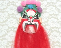 Popular items for chinese opera masks on Etsy