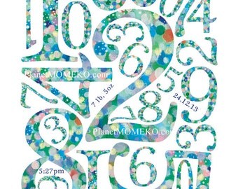 Jumbled numbers | Etsy