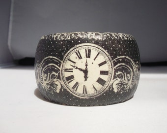 Wooden clock face | Etsy