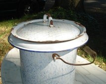 Popular items for enamel bucket on Etsy