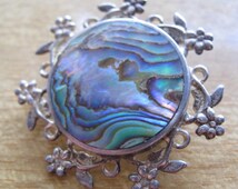 Unique shell brooch related items | Etsy