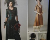 Items similar to Simplicity Steampunk Victorian Bustle Skirt Corset Dress Costume Sewing Pattern ...