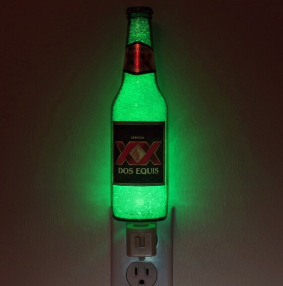 Dos Equis Beer 12oz Night Light Accent Lamp Eco LED man cave