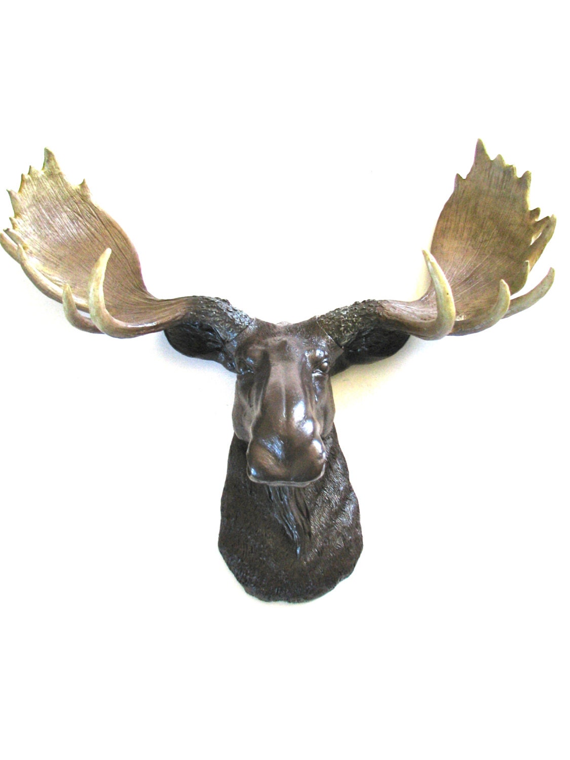 Faux Taxidermy Moose Head Wall Mount Wall Decor Home Decor: