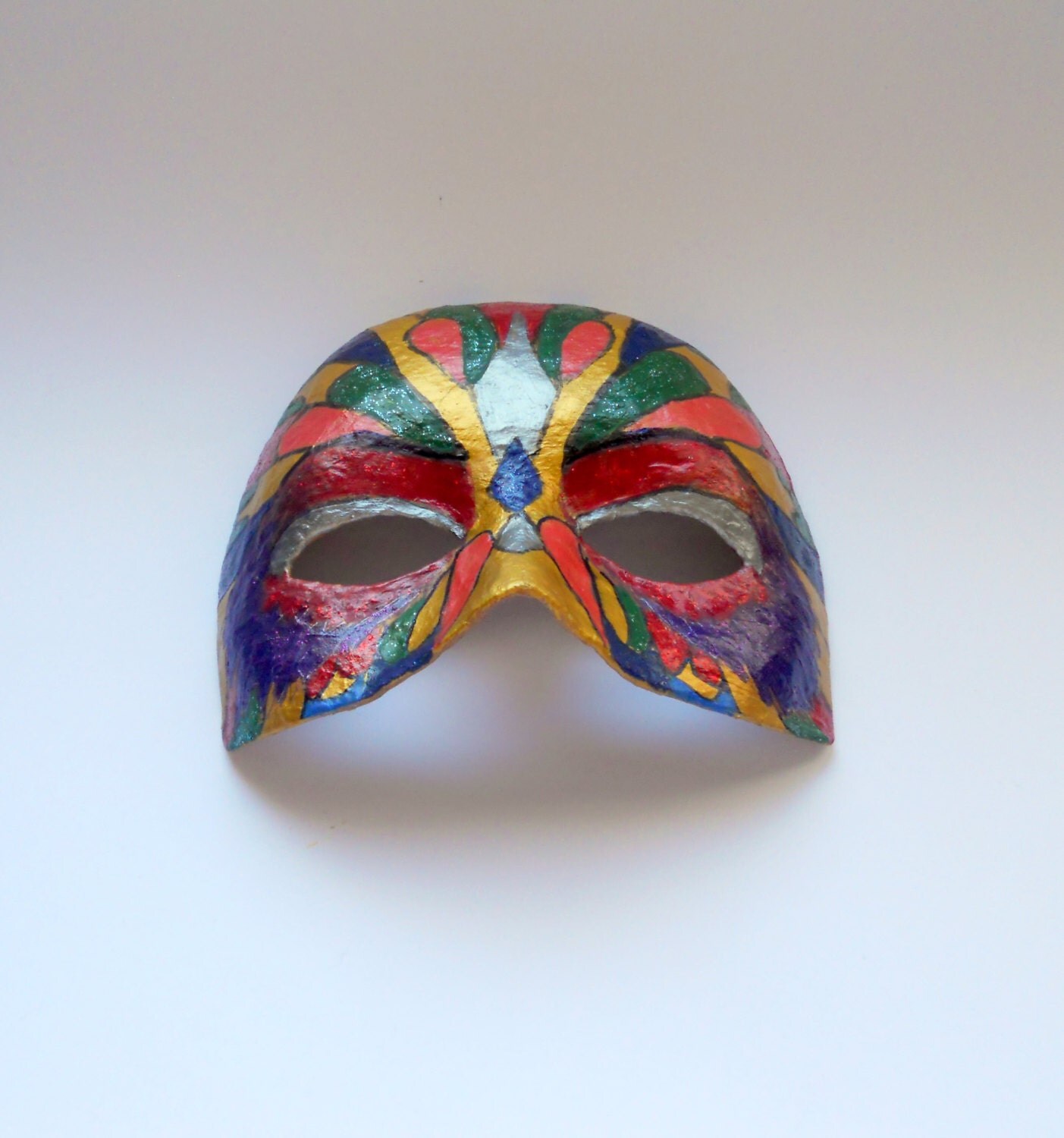 paper mache mask original papier machè carnival mask