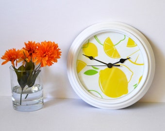 Popular items for yellow clock on Etsy