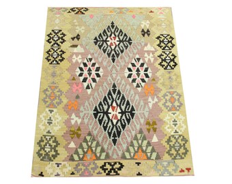 Popular items for bohemian kilim rug on Etsy