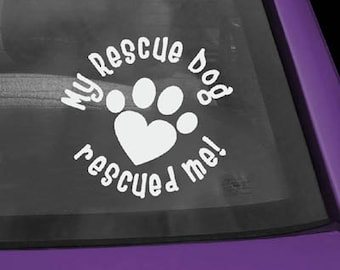 My dog rescued me | Etsy