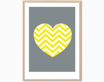 Popular items for chevron poster on Etsy