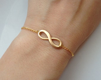 Popular items for gold infinity charm on Etsy