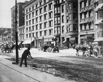 BOSTON AMERICANS baseball team 1901 Vintage Photo by KingofRamen