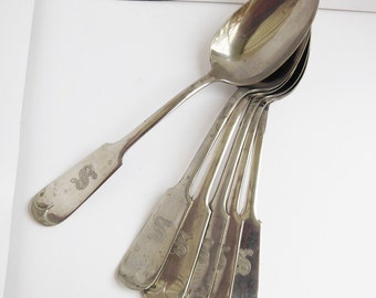 Items similar to Prata 99 Silver Wire Wrapped Stone Spoons in Leather ...