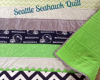 Seahawks quilt | Etsy