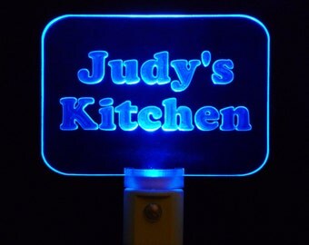 Personalized Customized LED Kitchen Night Light, Eco Friendly