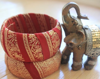 Popular items for Fabric Bangles on Etsy