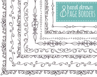 Hand drawn border | Etsy
