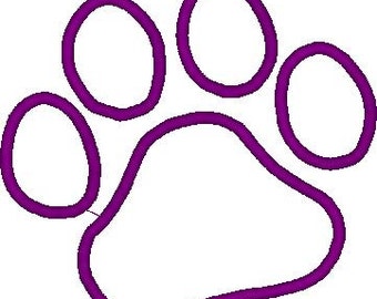 Lsu paw print | Etsy