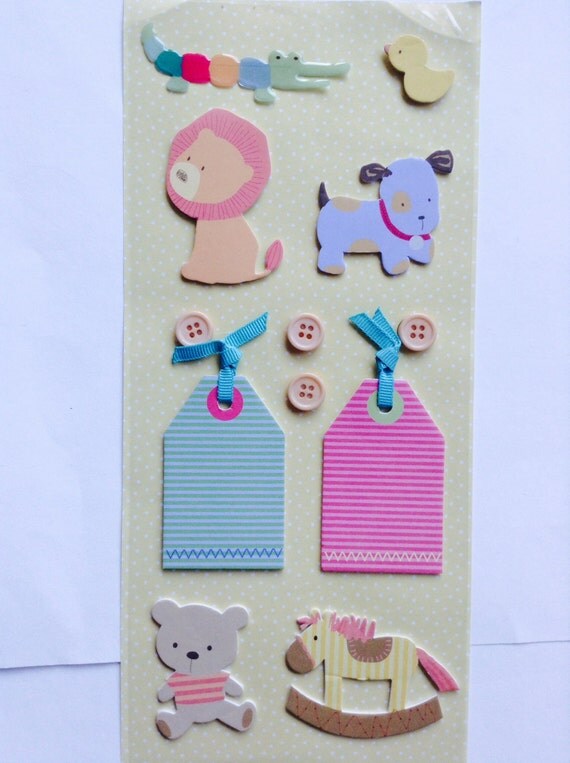 New Scrapbooking 3D Stickers by Carter's by YourScrapbookingShop