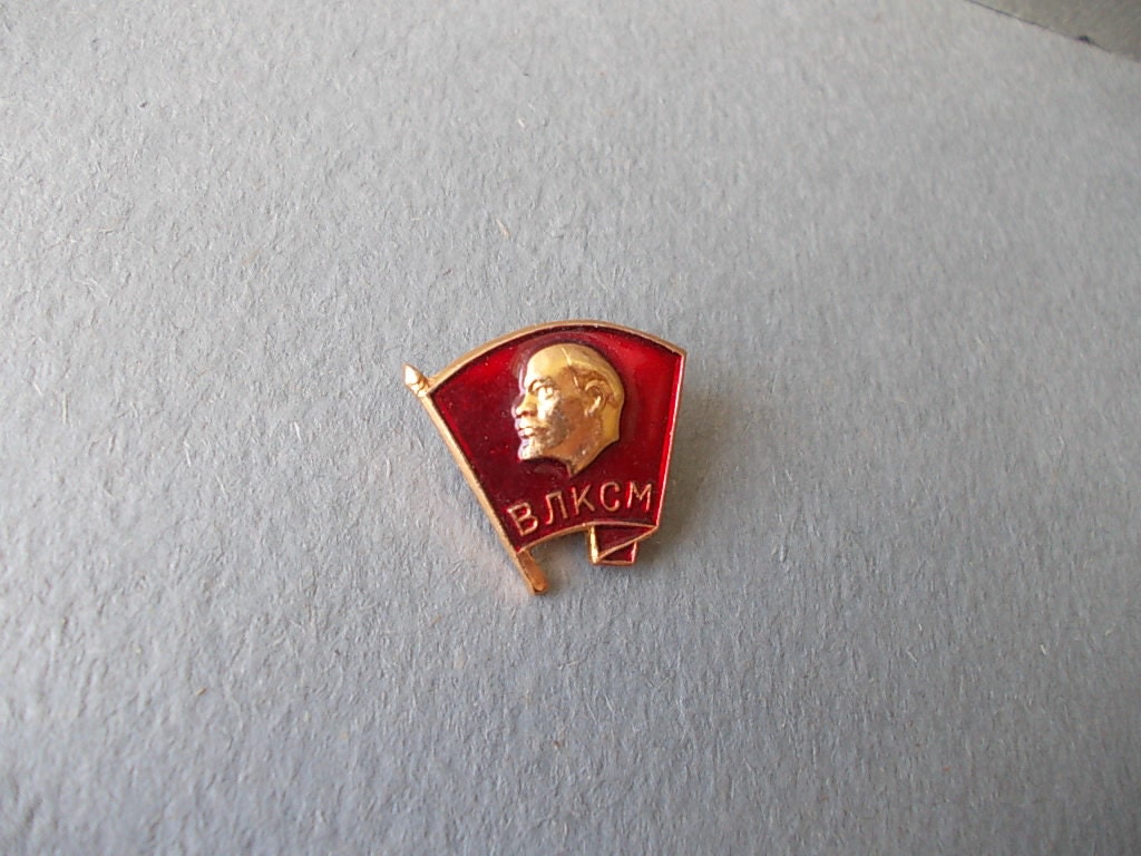 Vintage Lenin PIN / Soviet BADGE / USSR 70’s / Red Flag / Lenin ...