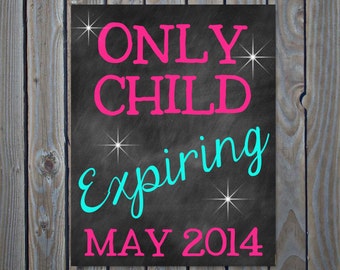 Printable Big Sister or Pregnancy Announcement Photo Prop Sign // Only ...