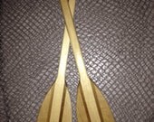 Nautical Coastal Decor Paddles Oars Fishing Net by NauticalSeasons
