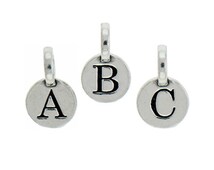 Popular items for alphabet charms on Etsy