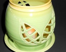 Unique pottery luminary related items | Etsy