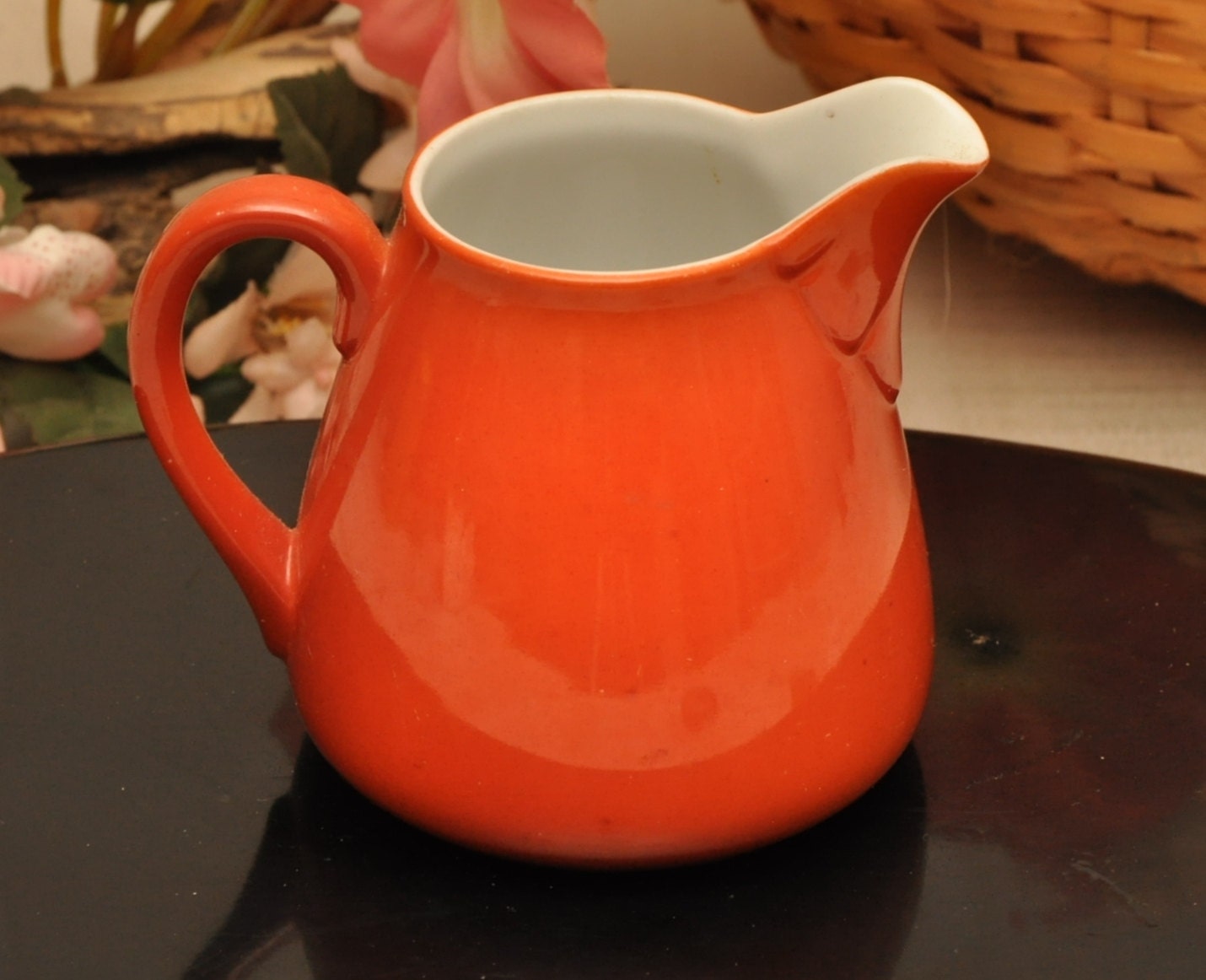 Early Japanese Porcelain Syrup Pitcher – Circa 1940s – Haute Juice
