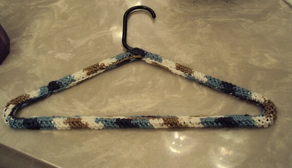 Hanger Cover Crochet Pattern plastic hanger yarn