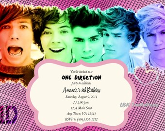 Popular items for one direction birthday party on Etsy