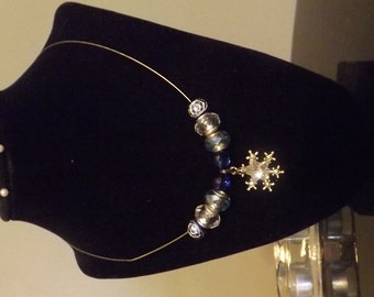 Popular items for snowflake choker on Etsy