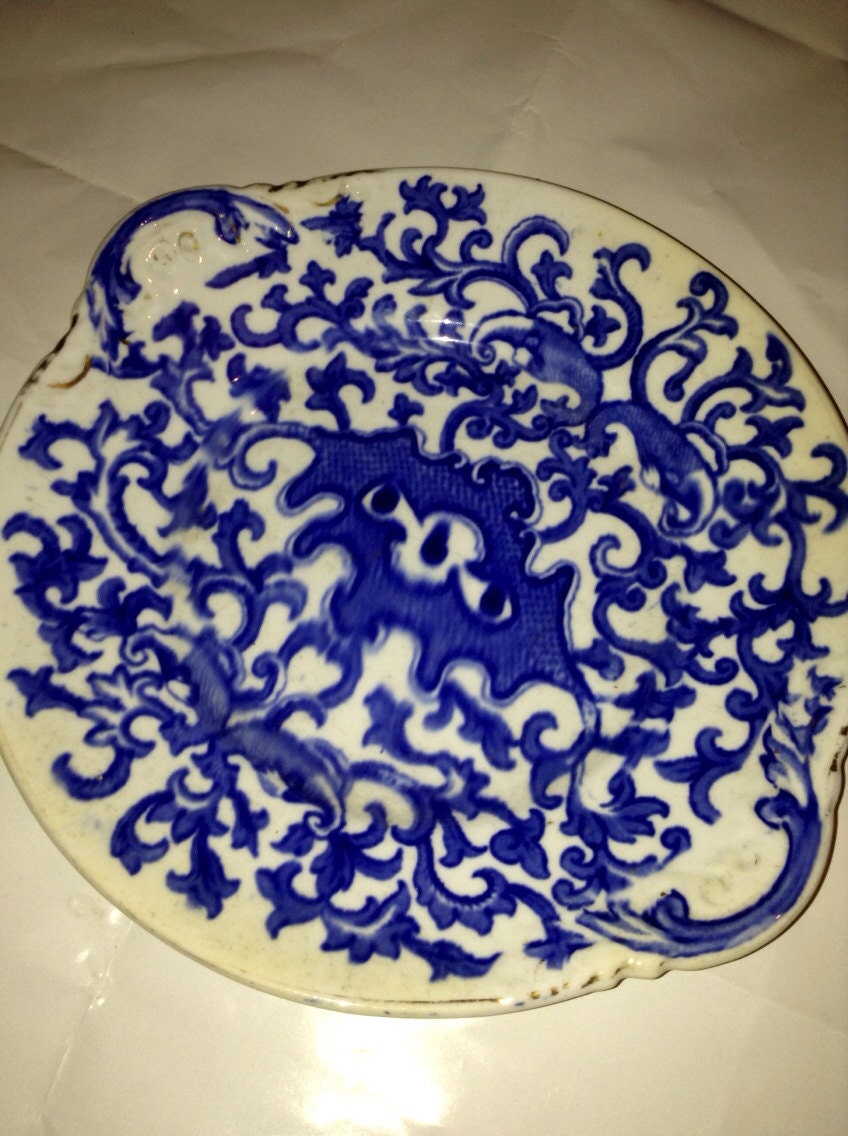 The Big Sale – Free UK Shipping – Antique Blue And White Japanese SETO ...