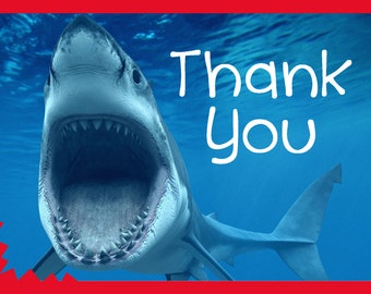 Popular items for shark thank on Etsy