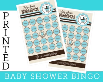 Rubber Ducky Baby Shower Bingo Cards Baby Shower by ModParty
