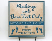 Popular items for no shoes allowed on Etsy