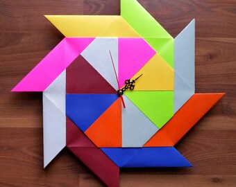 Popular items for origami clock on Etsy