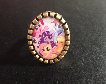 Items similar to Rainbow Dash - MLP Double-sided Keychain on Etsy