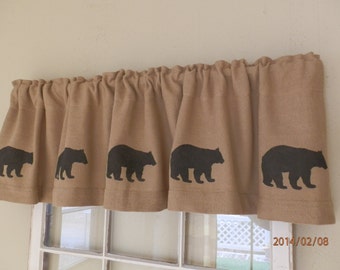 Bear valance | Etsy