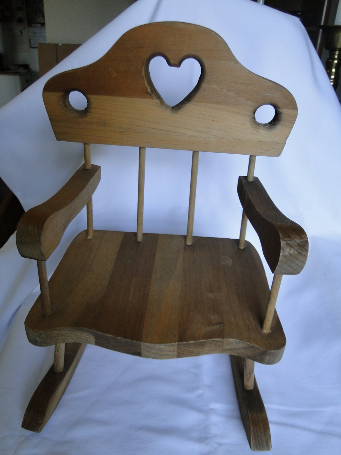 Vintage Country Style Wood Rocker for Dolls, Display, Cottage – Haute Juice