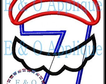 Plumber Applique Mario Bros Inspired Hat and by EandOApplique