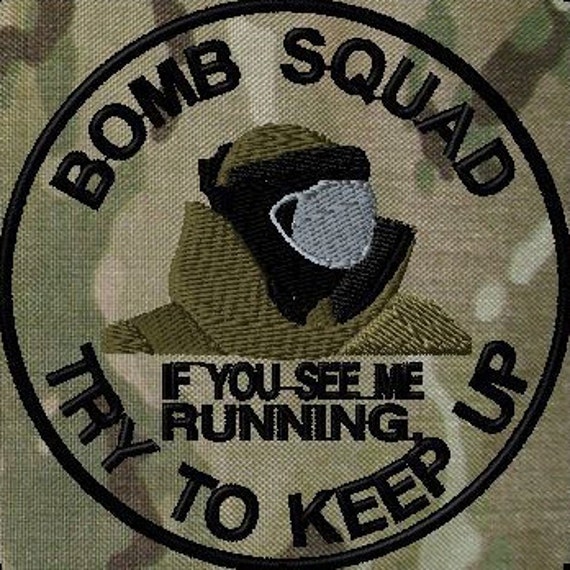 Items similar to EOD Bomb Squad Patch - custom velcro morale patch on Etsy