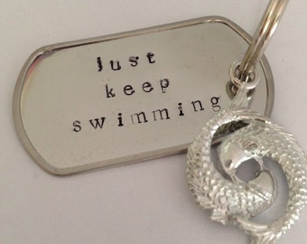Popular items for swimming keychain on Etsy