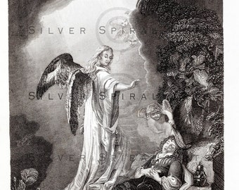 Popular items for angel wall art on Etsy