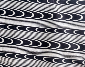 Popular items for wave pattern fabric on Etsy