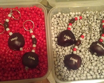 Popular items for buckeye keychain on Etsy