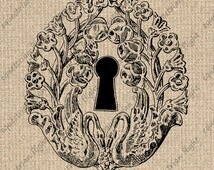 Unique antique keyhole related items | Etsy