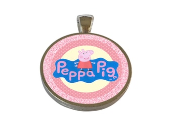 Popular items for peppa pig necklace on Etsy