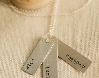 Popular items for name tag necklace on Etsy