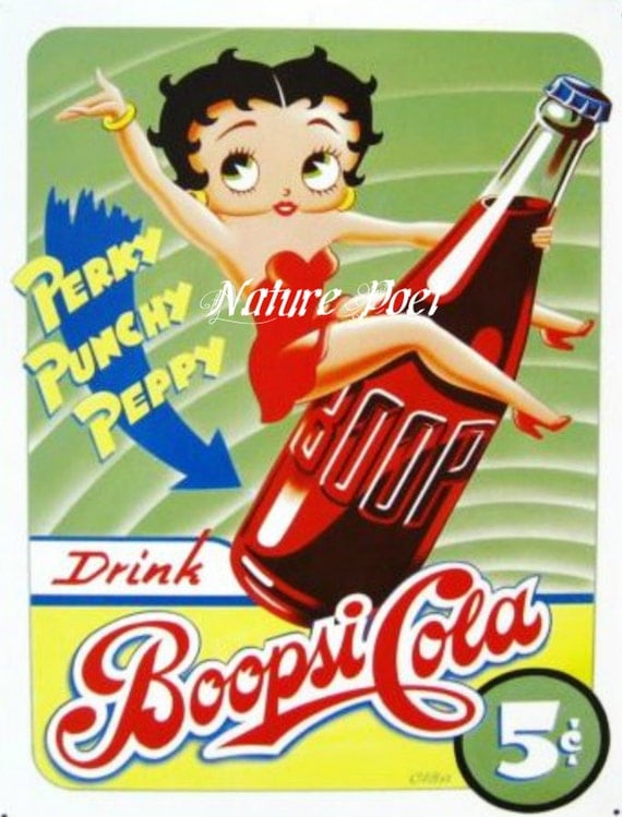 Items similar to Betty Boop Boopsi Cola Downloadable, Printable ...