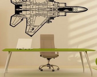 Vinyl Wall Decal Sticker World War II Bomber AirPlane